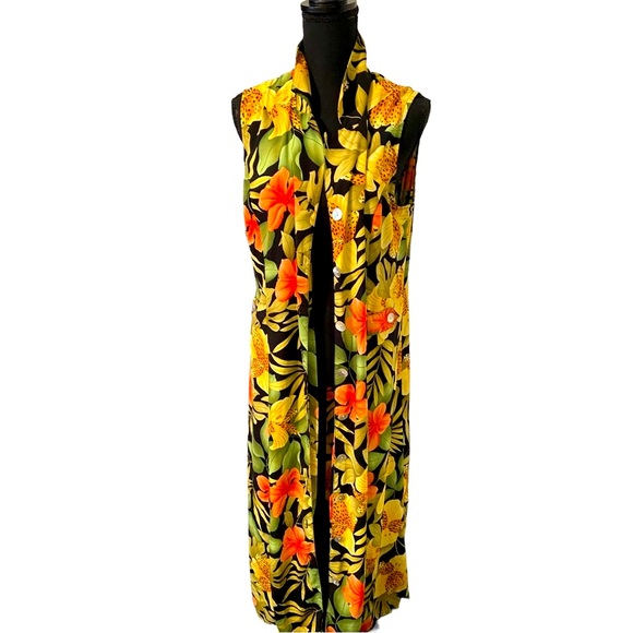 R&K | Dresses | Vintage Floral Duster | Poshmark